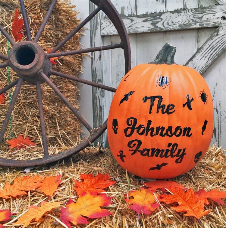 Personalized Pumpkin Vinyl Decals | 3 Styles – Superior Stickers